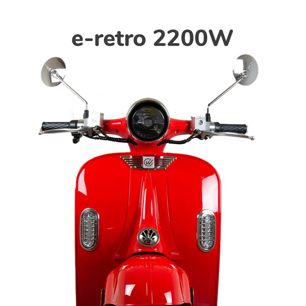 E-retro : scooter vintage électrique grande autonomie.